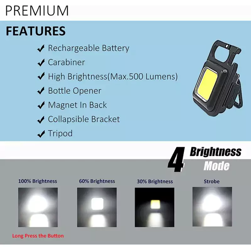 Rechargeable COB Light